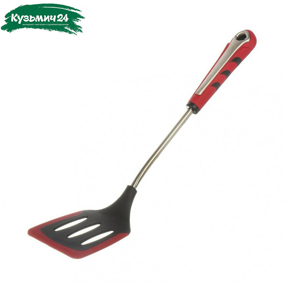 Лопатка кулинарная Daniks Salsa YW-KT386-4 с прорезями, навеска, силикон
