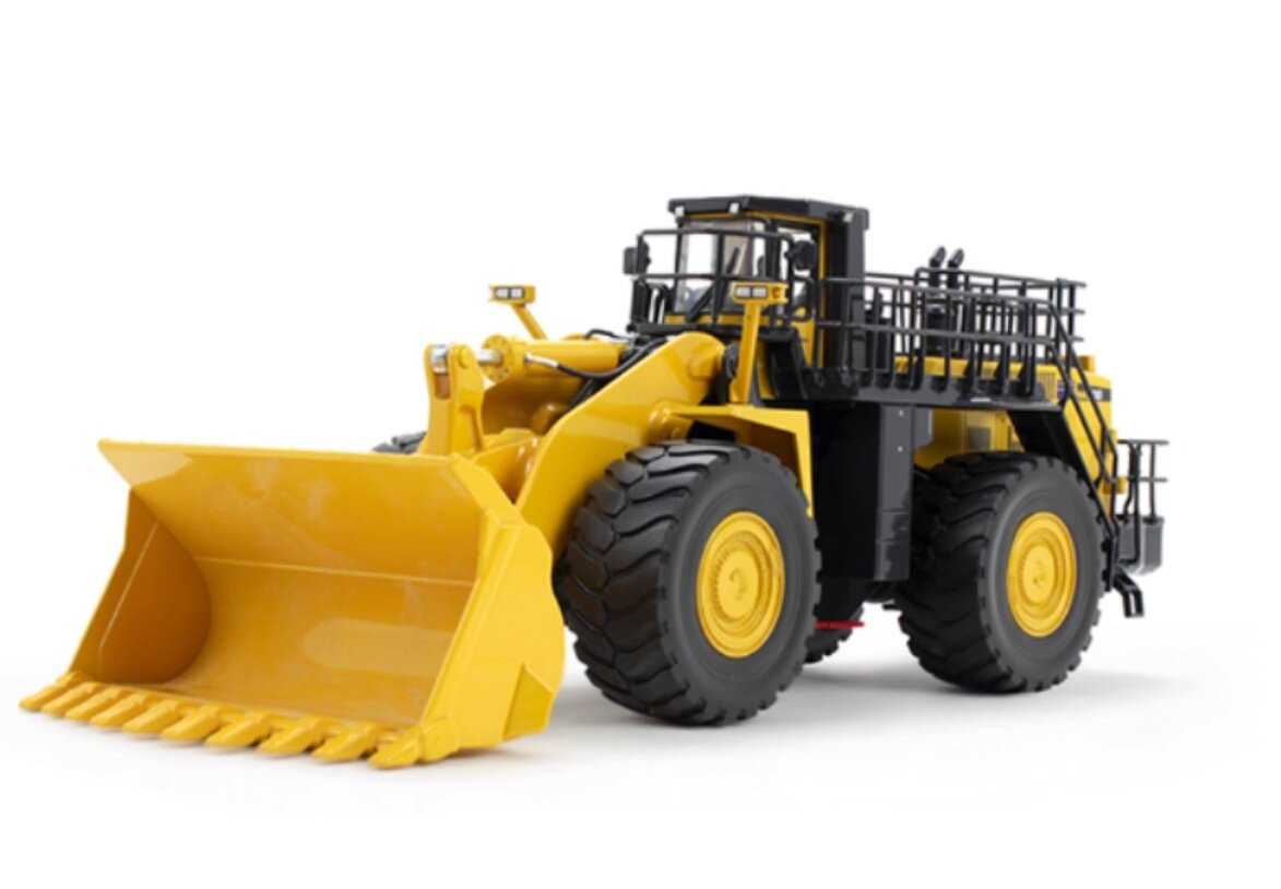 FirstGear 1:50 Komatsu WA900-3 - Колесный погрузчик, металлическая коллекционная модель спецтехники