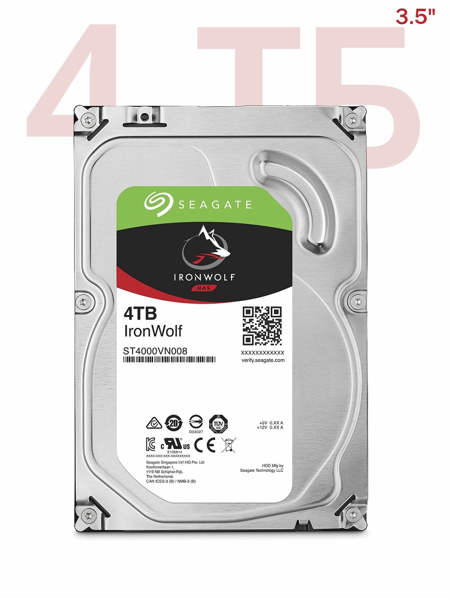 Seagate 4 tb vnutrenniy zhestkiy disk st4000vn008 3 5 64 mb