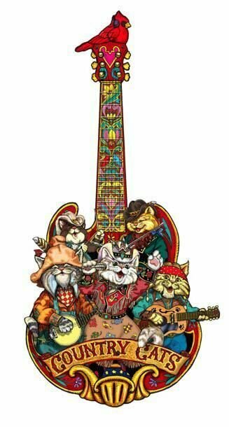 Схема для вышивки крестом HAED Country Cats/Деревенские коты (Коты Кантри)