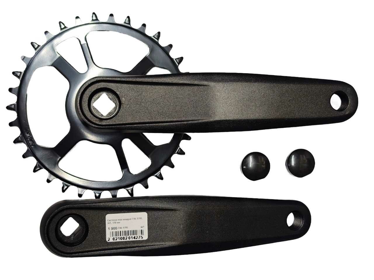 TIMETRY Система под квадрат F86-S110, 34T, 170 мм