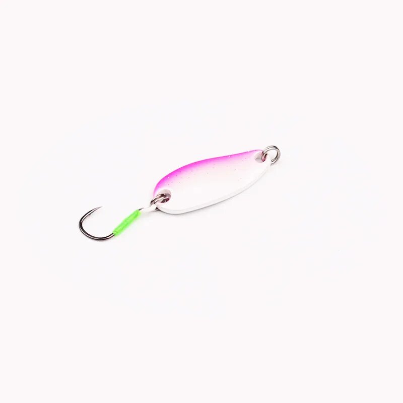 Металлическая джиг-приманка Pesca ложка 2,5/3,5/5 г Розовый, 2.5g, Color4(Hook B)