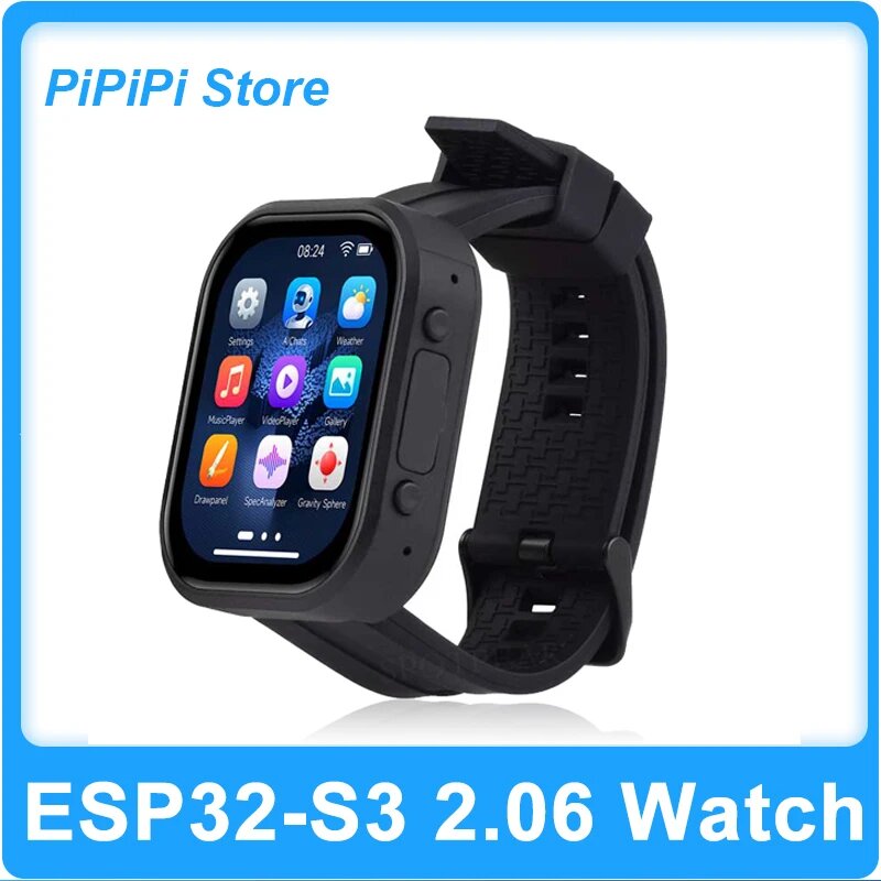 Waveshare ESP32-S3-Touch-AMOLED-2.06 Smartwatch Development Board with battery — фото 1