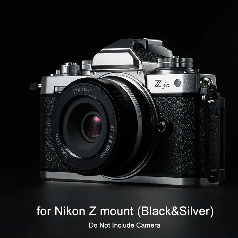 TTArtisan 27mm F2.8 для Nikon Z BlackSilver