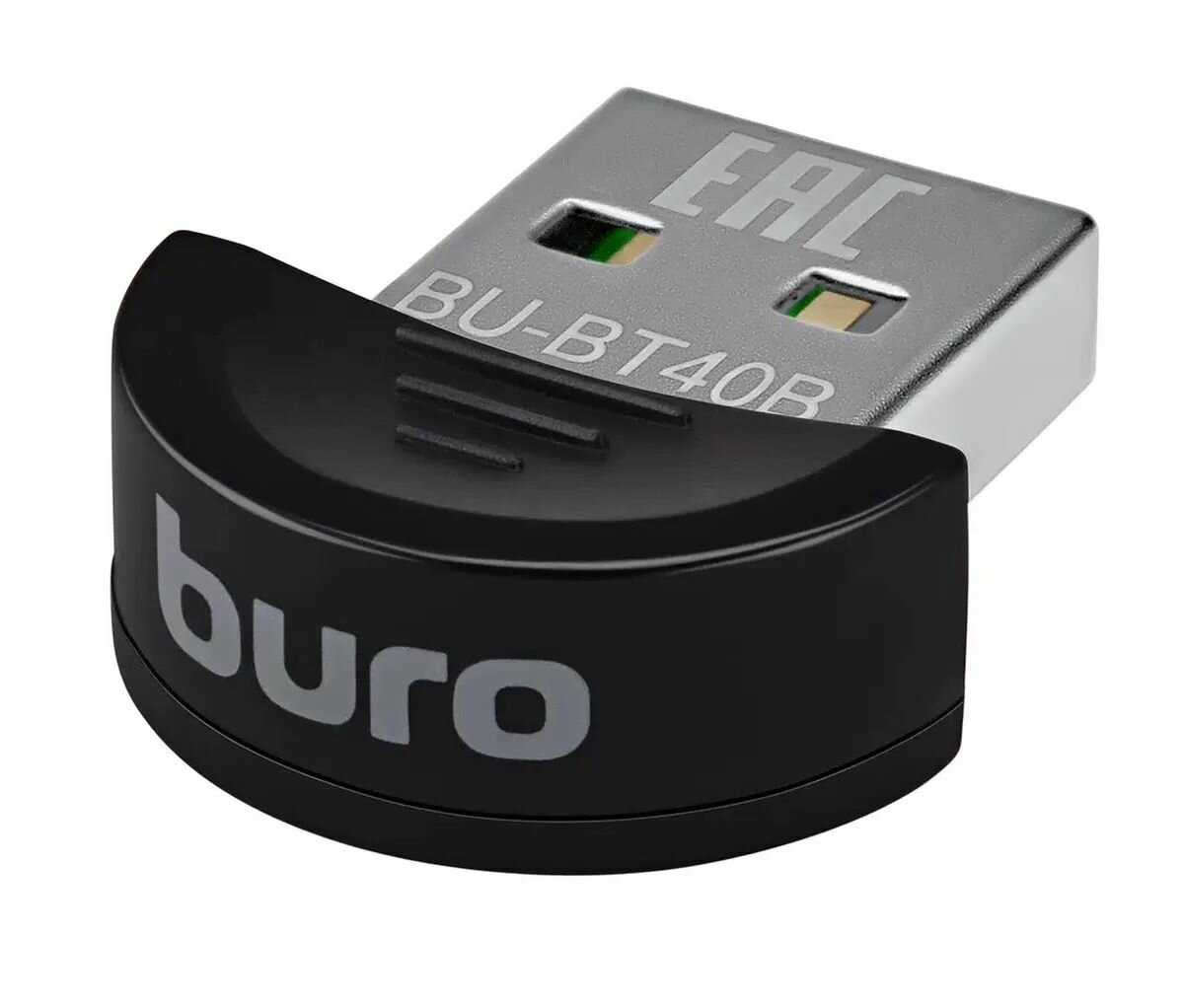 Bluetooth адаптер Buro BU-BT40B BT 4.0+EDR class 1.5, USB, 20м, черный