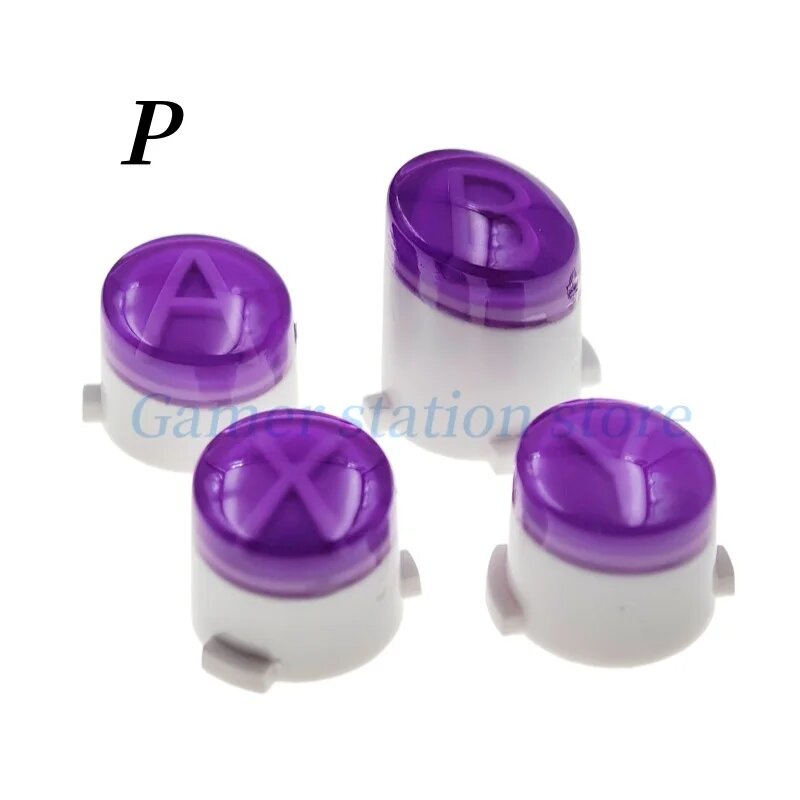 Набор кнопок ABXY для контроллеров Xbox ONE/ONE S/X/XSX/XSS Фиолетовый, 1 Set, P