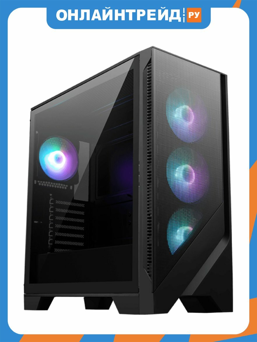 Корпус Msi MAG FORGE 321R Airflow, черный (306-7G23R22-HH9)