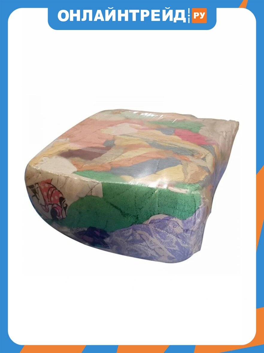 Ветошь Brauberg махровая, лоскуты 40х60 см (±10 см), плотность 100-560 г/м2, 80% хлопок, 20% синтетика, 10 кг