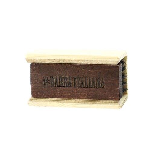 BARBA ITALIANA Щётка для усов и бороды Solengo, Светлая, 1 шт