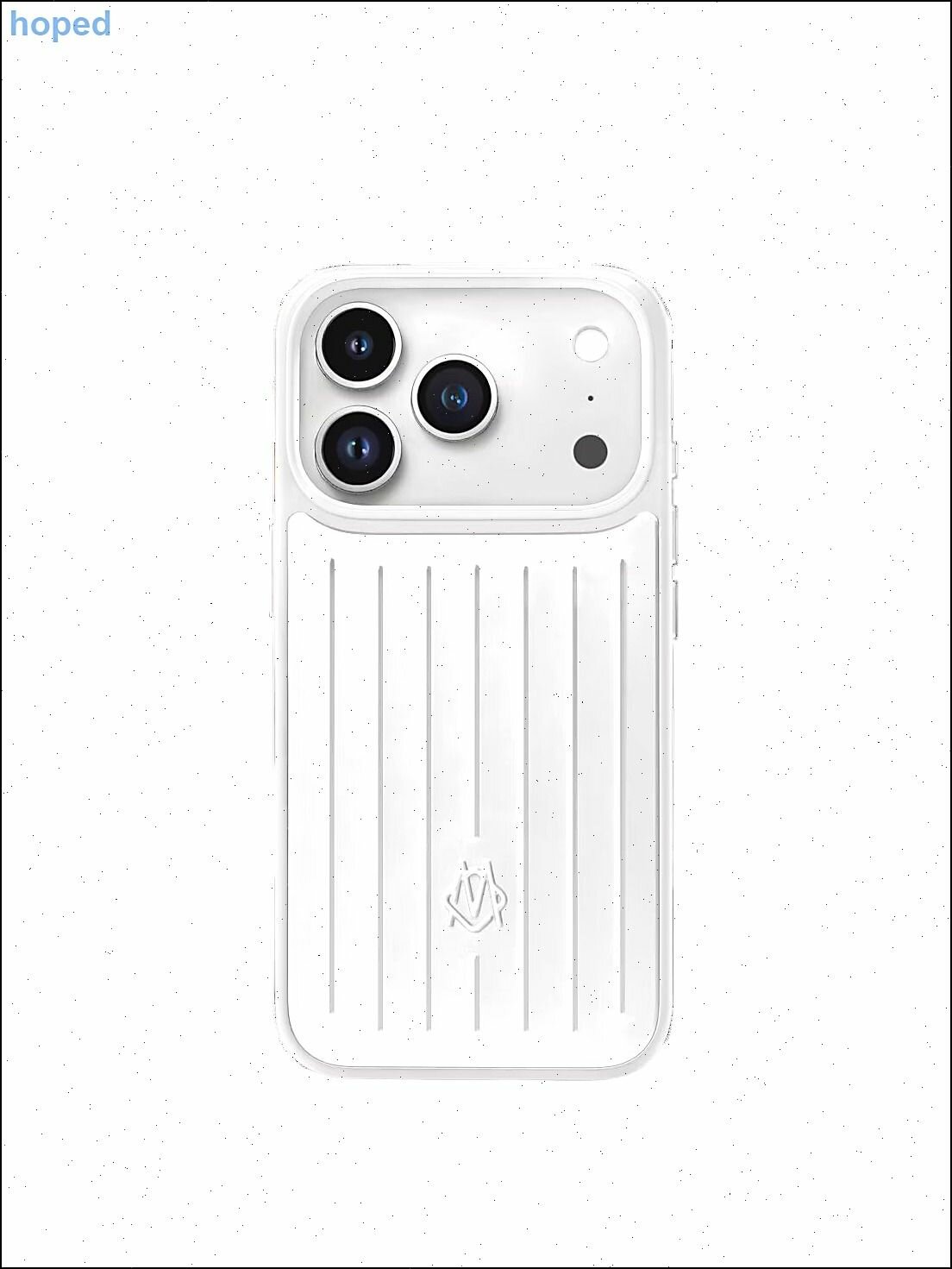 Чехол RIMOWA Case for iPhone 17 Pro titanium - серебро