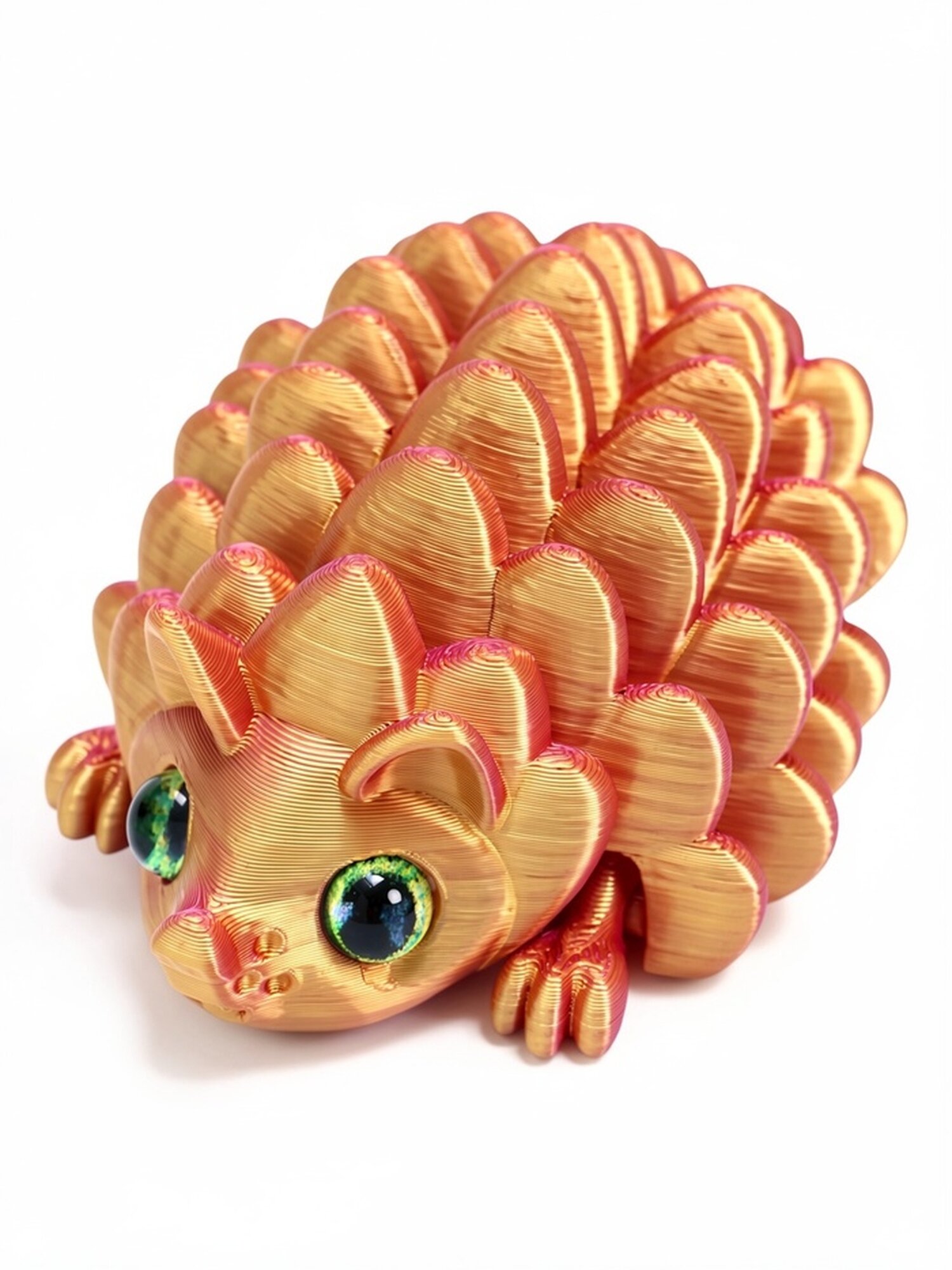 Игрушка Сима-ленд "Ёжик", 3D, подвижная, пластик, цвет микс, 1шт
