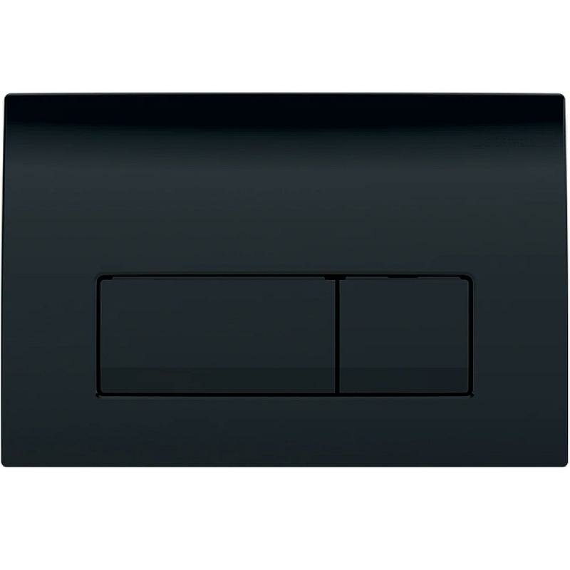 Кнопка смыва для инсталляции Geberit Delta 50 115.119. DW.1 Черная глянцевая