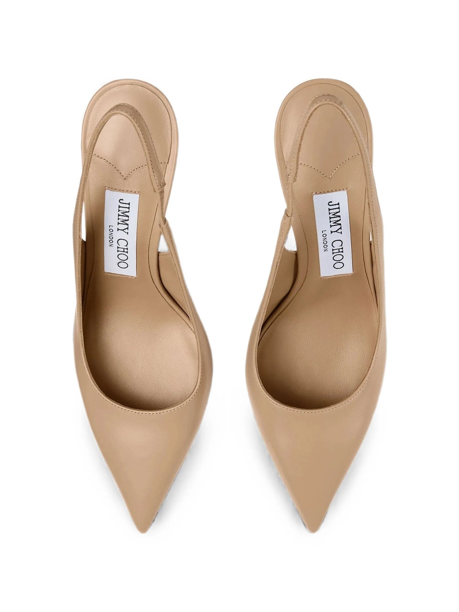 Туфли JIMMY CHOO Love pointed-toe slingback pumps