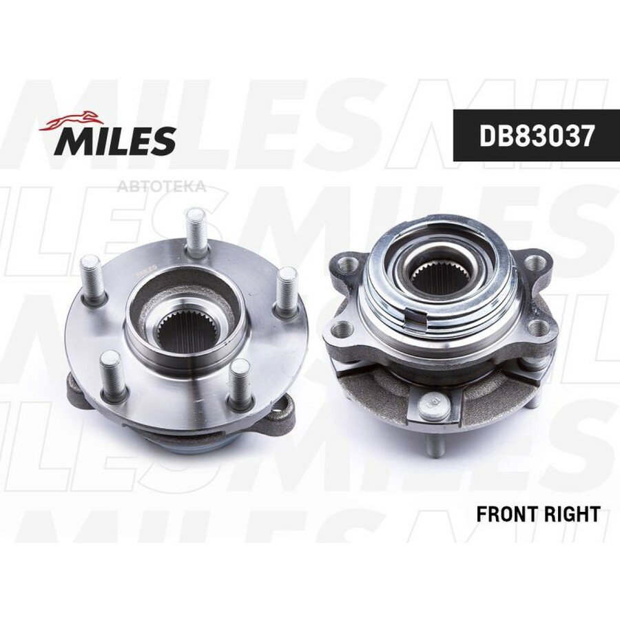 Подшипник пер. ступ. ком/кт [cтупица] R MILES DB83037 NISSAN Murano II/Teana II/III 13->