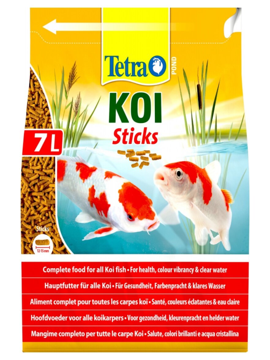 Корм для прудовых рыб Tetra Pond Koi Sticks гранулы 7л