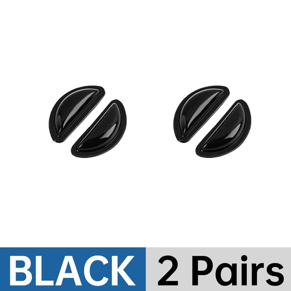 5 пар накладок на нос ANKNDO для умных очков Meta Ray-Ban Черный, 2PCS Black
