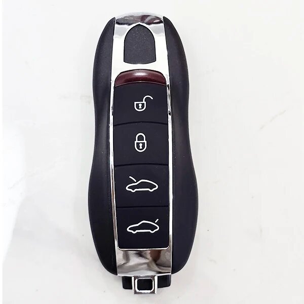 Корпус ключа Porsche, 4 кнопки, черный