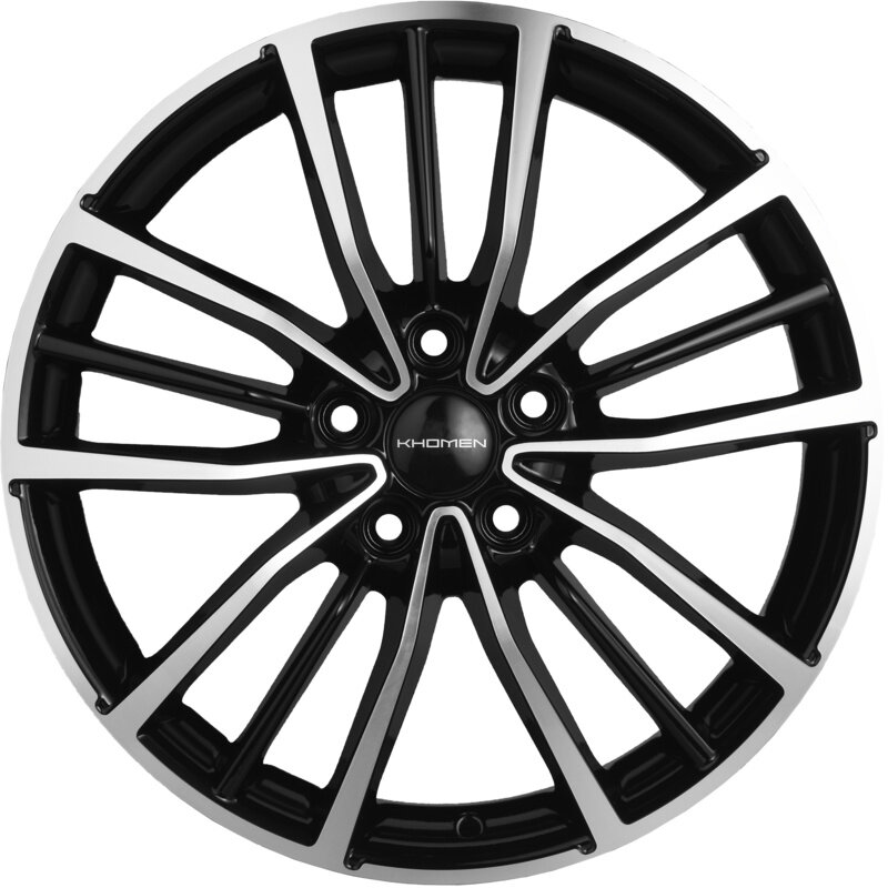 Литой колесный диск Khomen Wheels KHW2012 (Zeekr 001) 8x20/5x108 ET40 D63,4 Black-FP