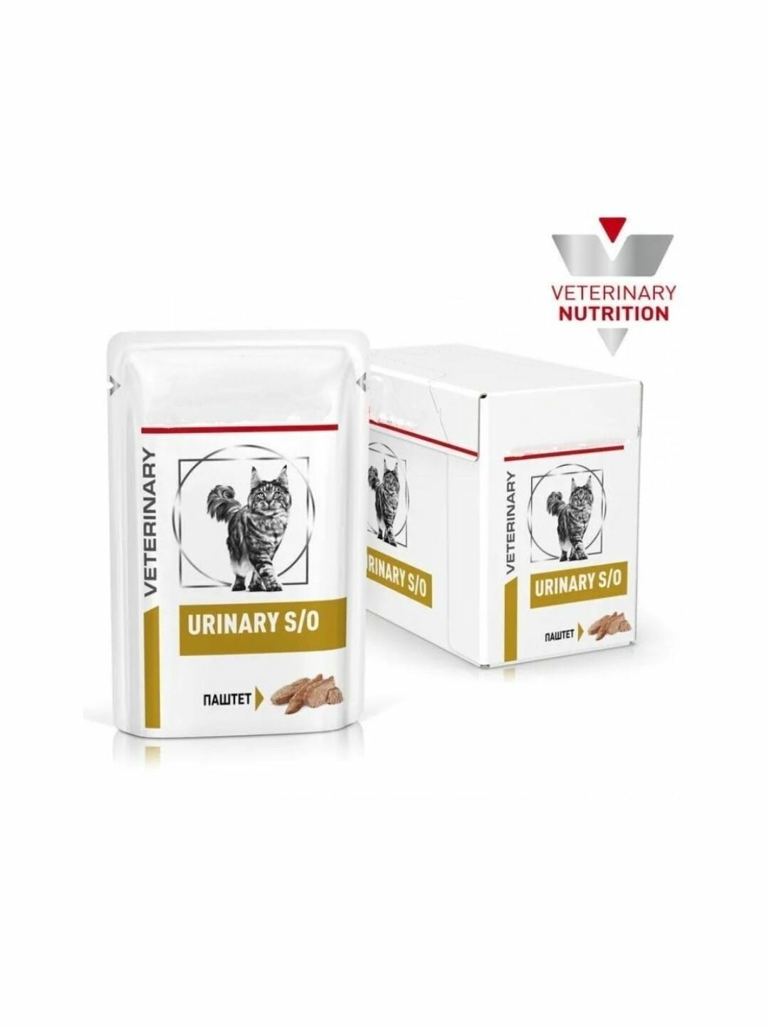 Влажный корм для кошек Royal Canin Urinary S/O, для лечения и профилактики МКБ, паштет, 85 г х 12 шт.