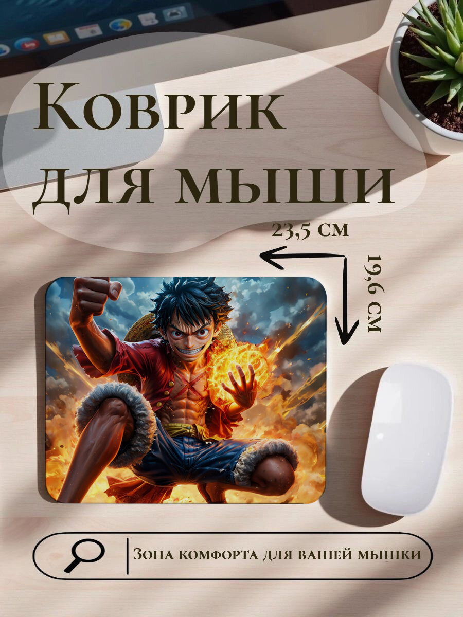 Коврик для мыши Манки Д. Луффи Gear 5