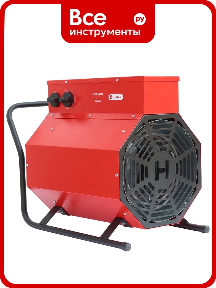 Тепловая пушка Hintek PROF-06380, 6 кВт 04050, для прогрева воздуха в промышленных