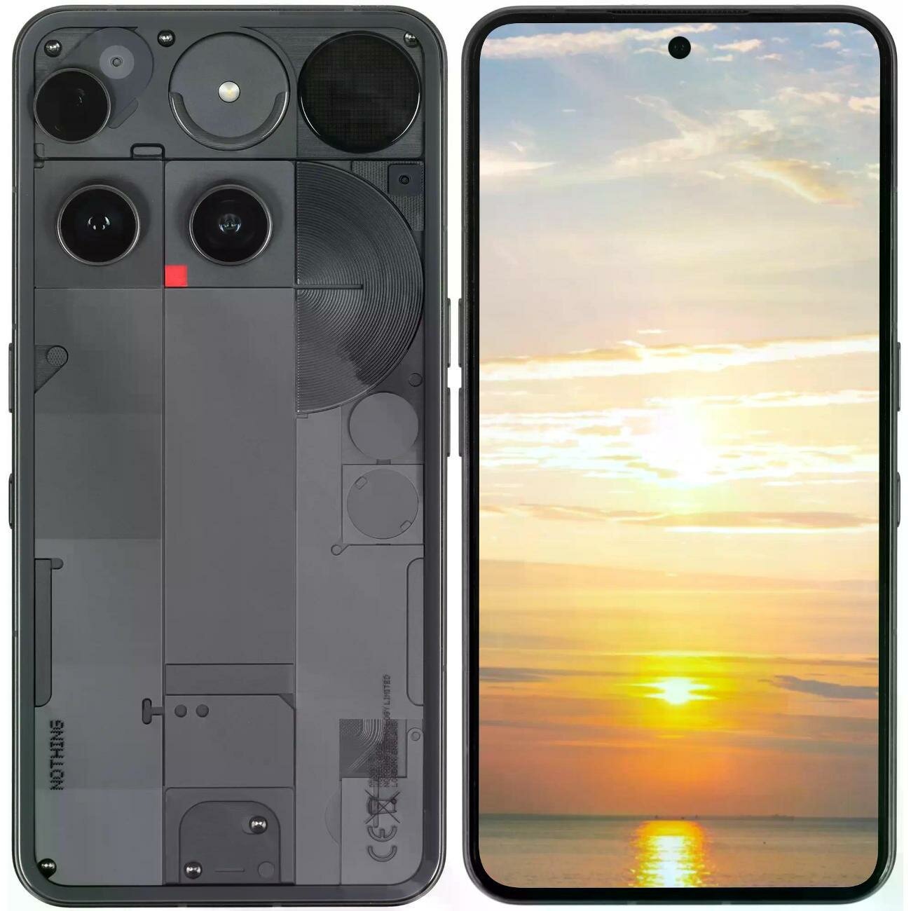 Смартфон Nothing Phone 3 12gb / 256gb 50 Мпикс (Black / Черный)