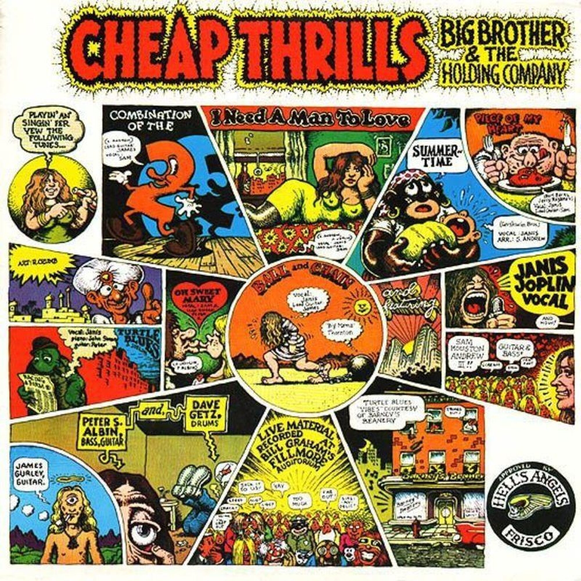 BIG BROTHER & THE HOLDING COMPANY CHEAP THRILLS (180 Gram виниловая пластинка), LP