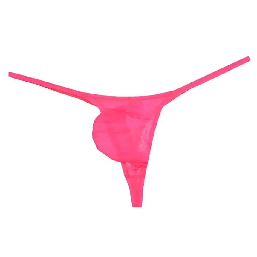 Мужские стринги розовые, кружевные, Color: Pink