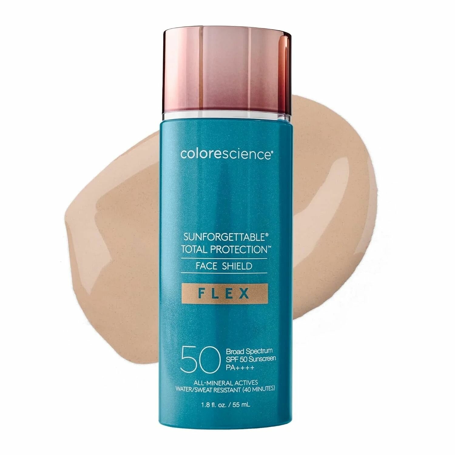 Солнцезащитная маска для лица Colorescience с полной защитой от солнца, Flex, SPF 50, Средняя, 1,8 жидких унции Средняя 1.8 унции