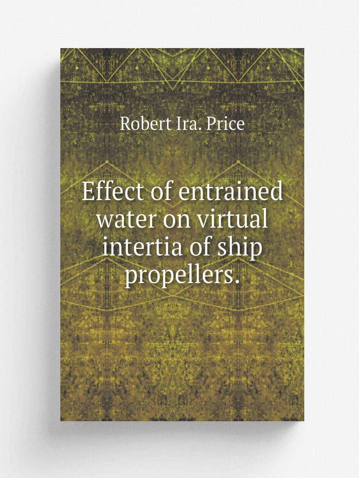 Effect of entrained water on virtual intertia of ship propellers.