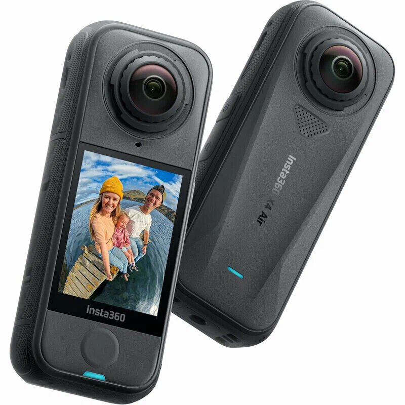 Экшн-камера Insta360 X4 Air Standard Black, водонепроницаемая