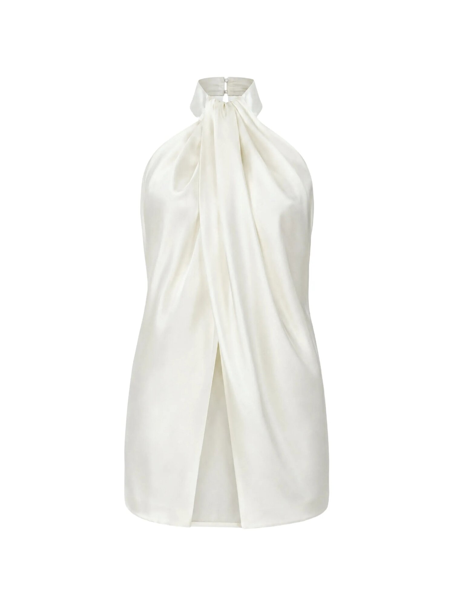 Топ Halterneck draped top