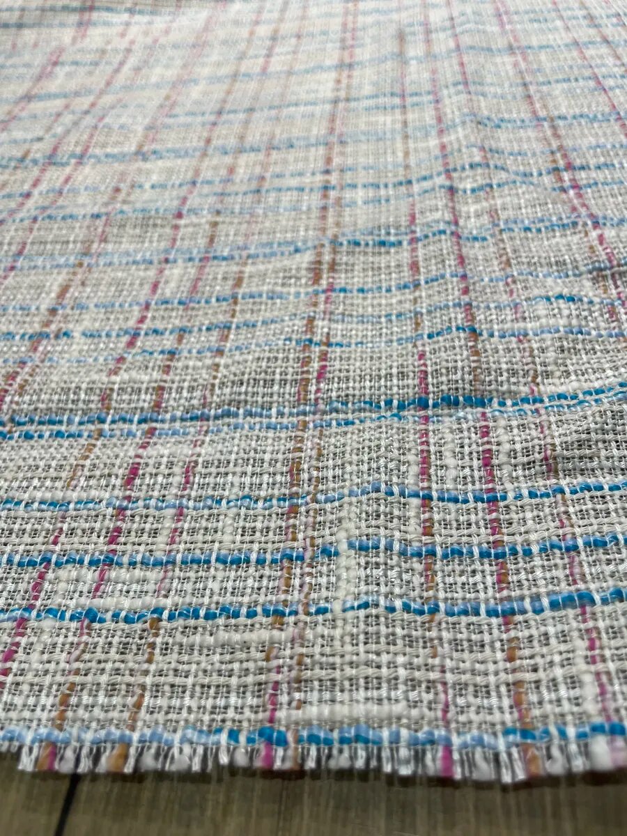 Ткань для шитья хлопок вискоза Италия 1,45×1,6 Chanel/Tweed