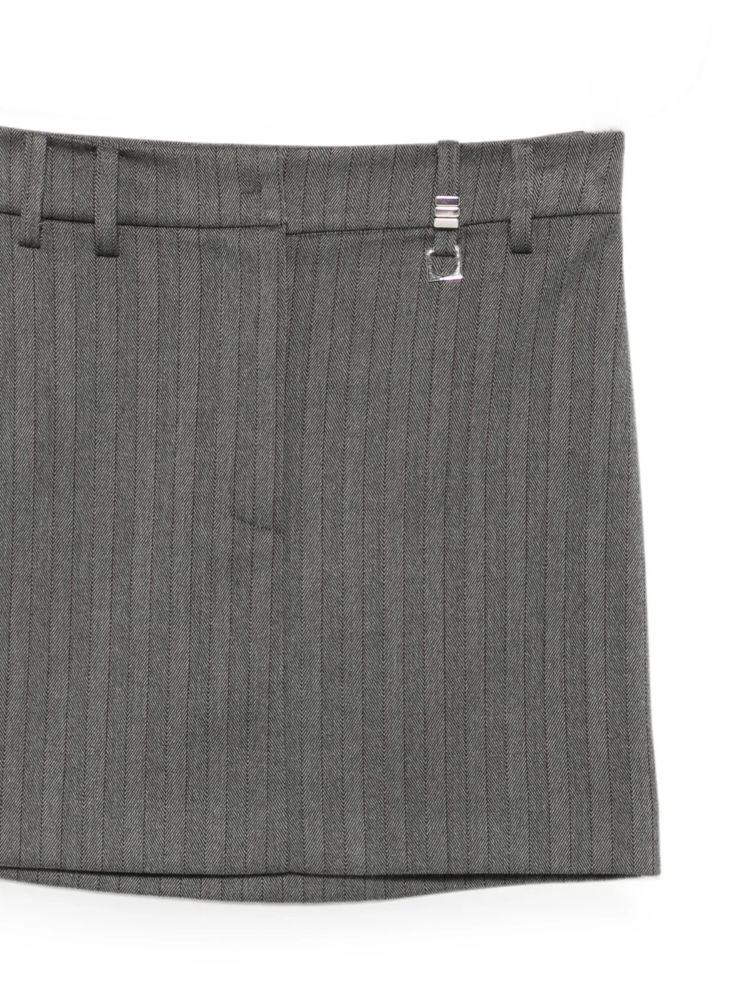 Юбка PATRIZIA PEPE Pinstriped mini skirt, размер 38 — фото 1