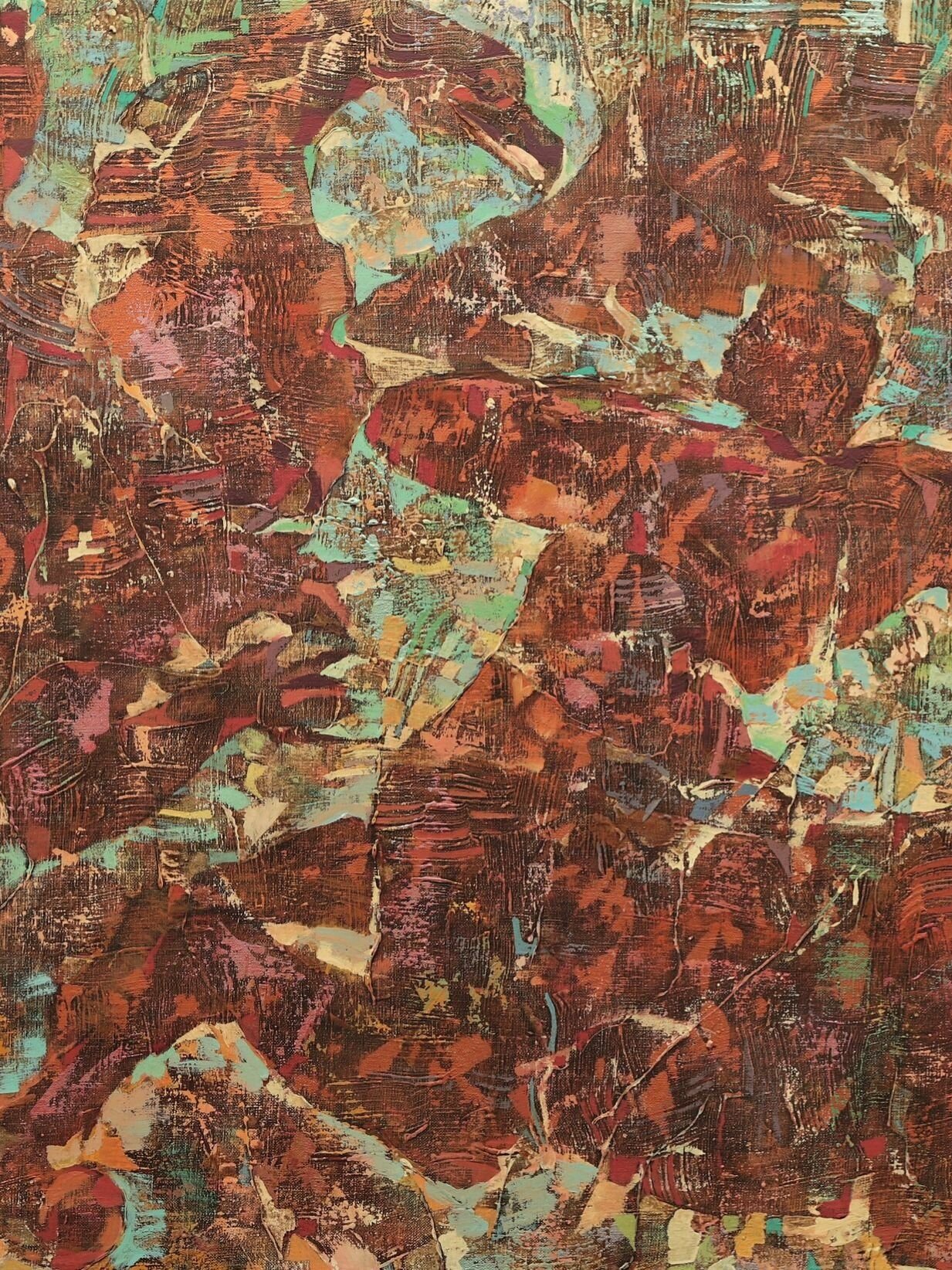 Авторская картина "Охотник и Жертва", холст, льняной, на подрамнике