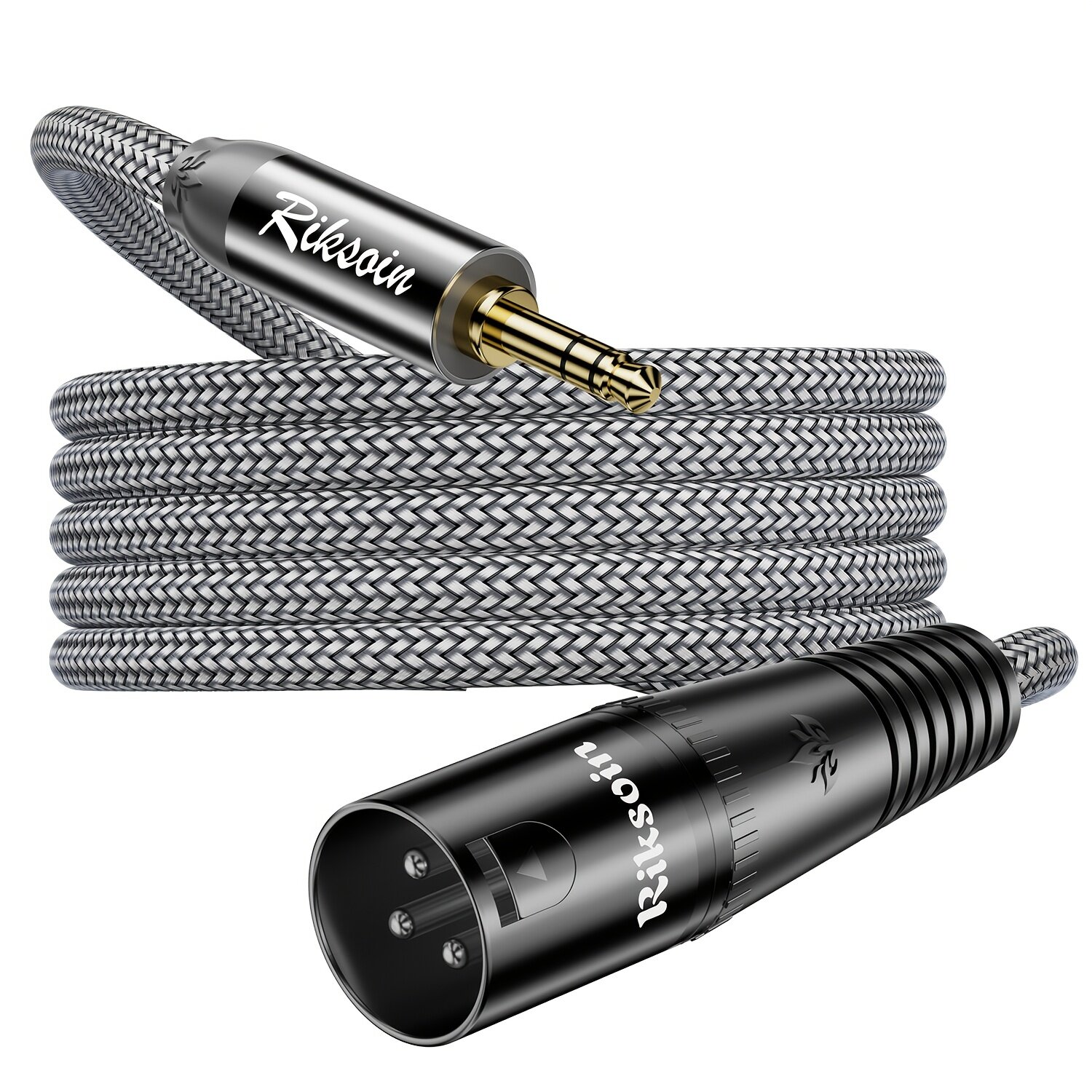 Кабель XLR - 3.5 мм (1/8") небалансный, AUX - XLR male, 0.6 м