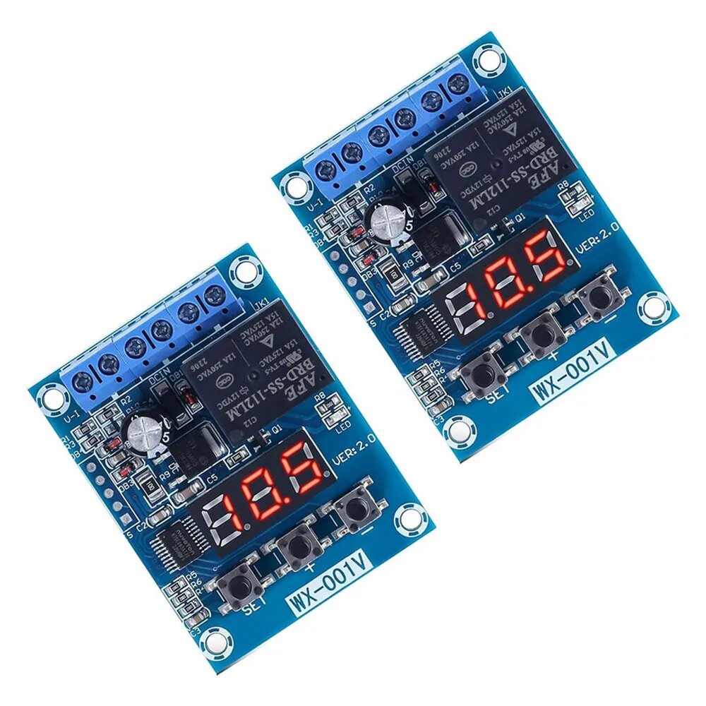 2шт. Отсечка Низкого Напряжения, Модуль Контроля Напряжения Батареи DC 12V