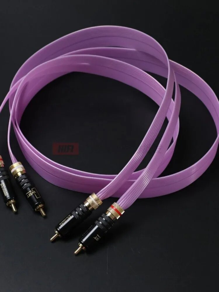 Nordost Аудиокабель RCA/RCA, 1.5 м, фиолетовый, с позолоченными коннекторами WBT
