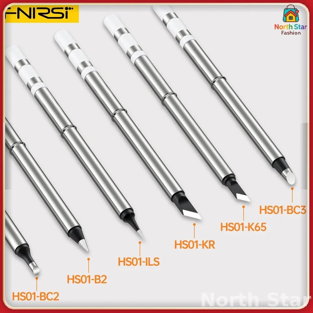 Эксклюзивный комплект жал для паяльников FNIRSI HS01, модели B2 BC3 ILS K65 KR