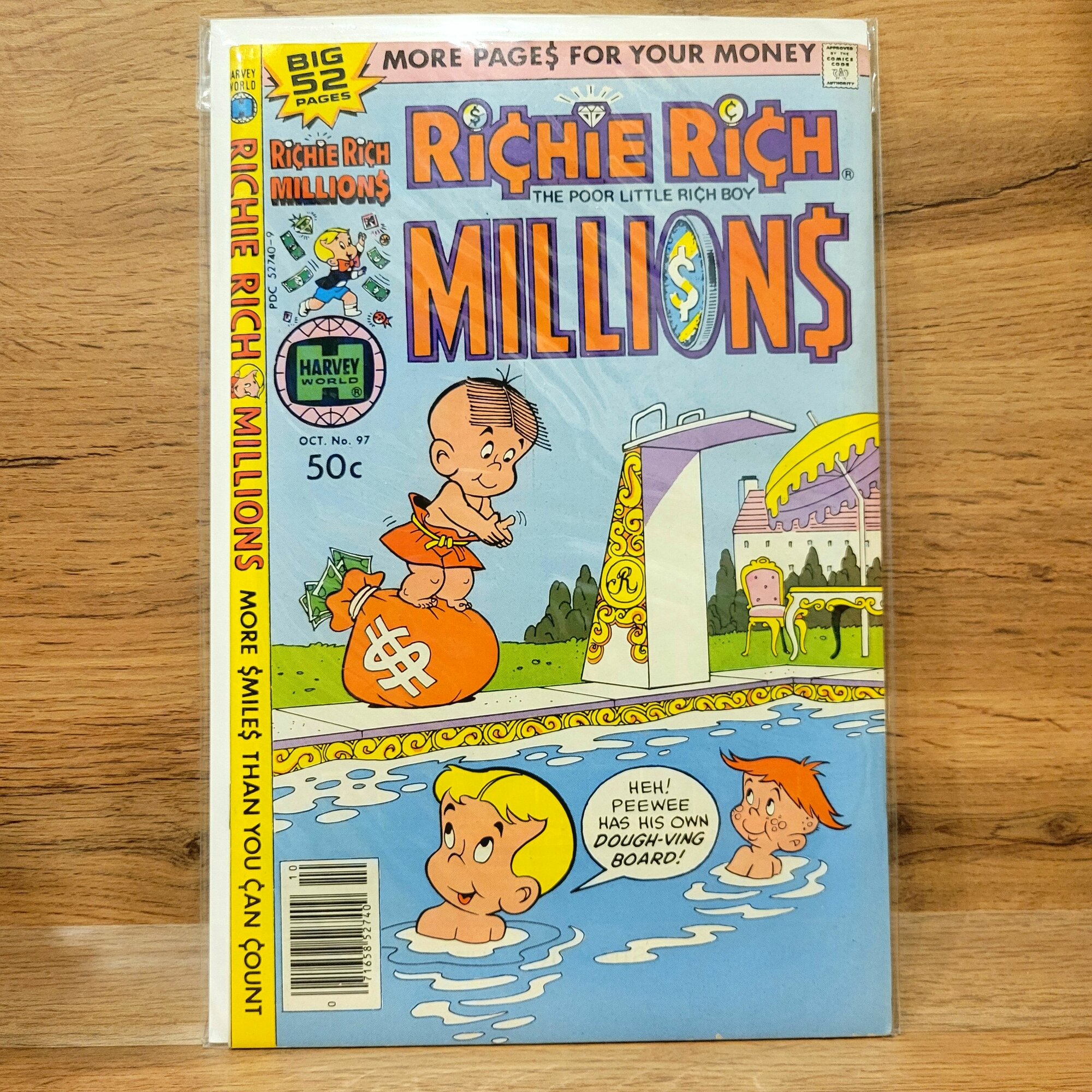 Раритетный Комикс Richie Rich Millions #97. 1975 Год. Комикс (сингл) на английском языке