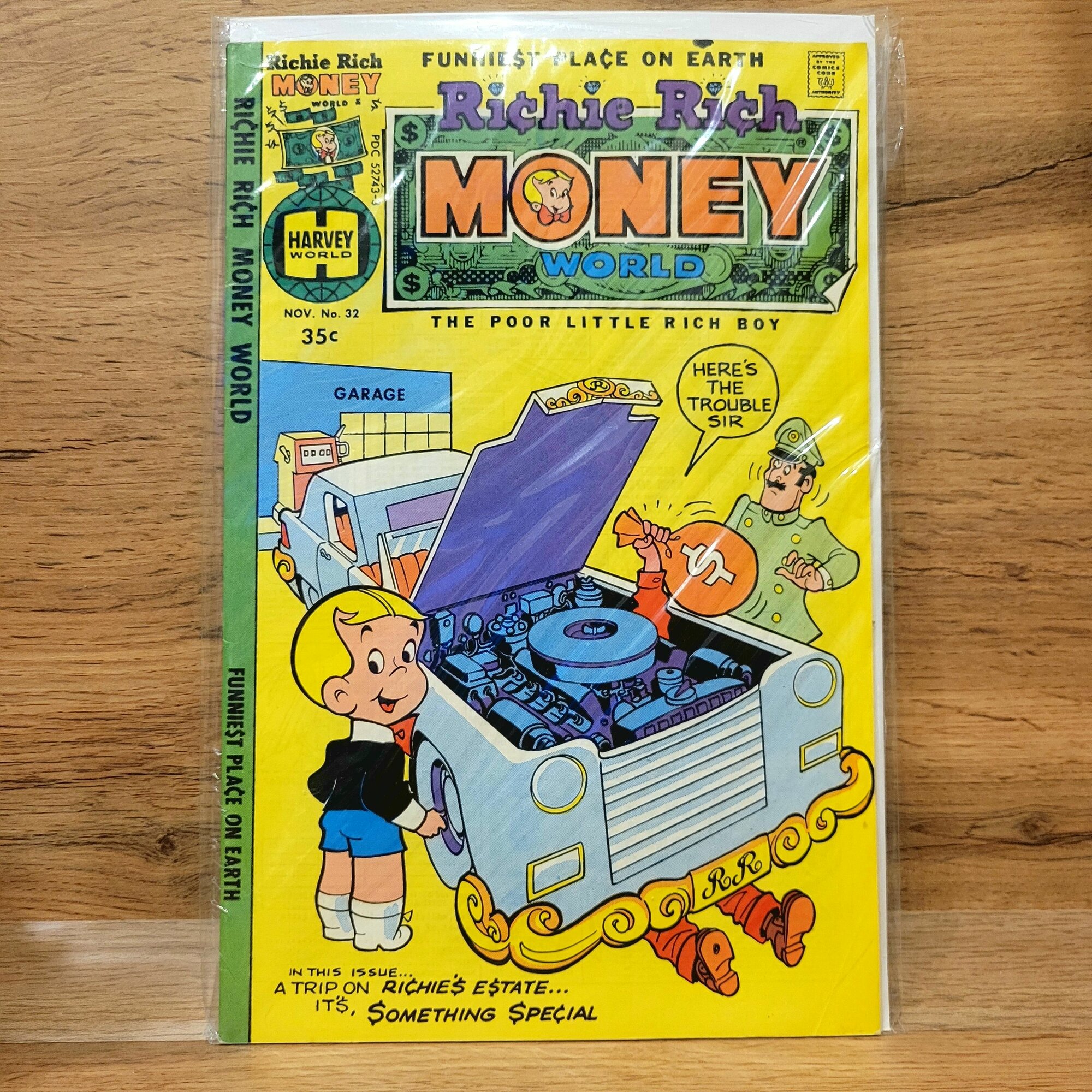 Раритетный Комикс Richie Rich Money World #32. 1975 Год. Комикс (сингл) на английском языке