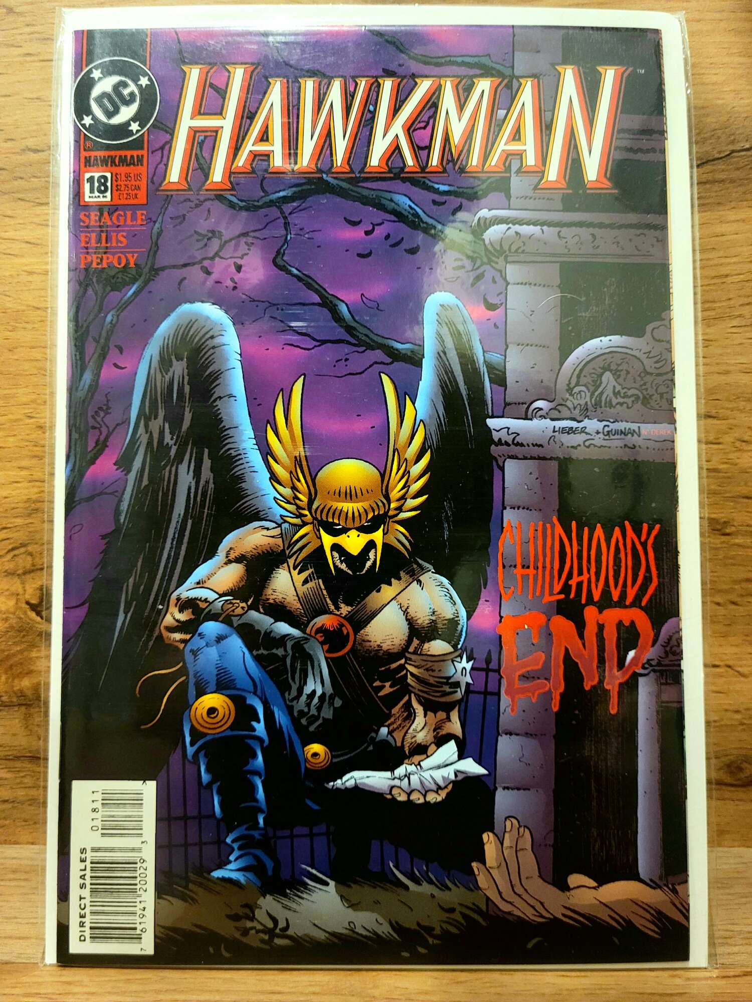Ретро Комикс Hawkman #18. 1995 Год. Оригинал!