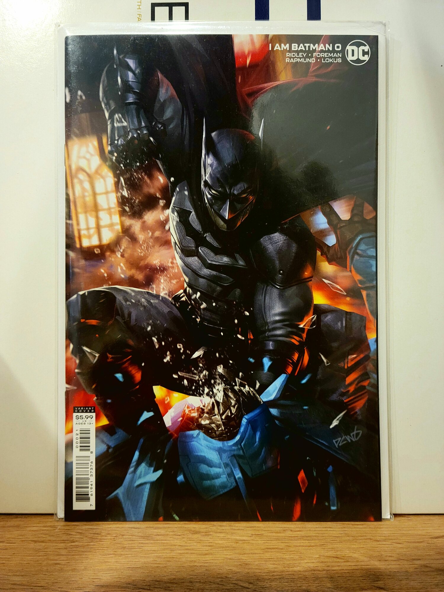 Комикс I Am Batman #0. Variant Edition. Ridley. Detective Comics.