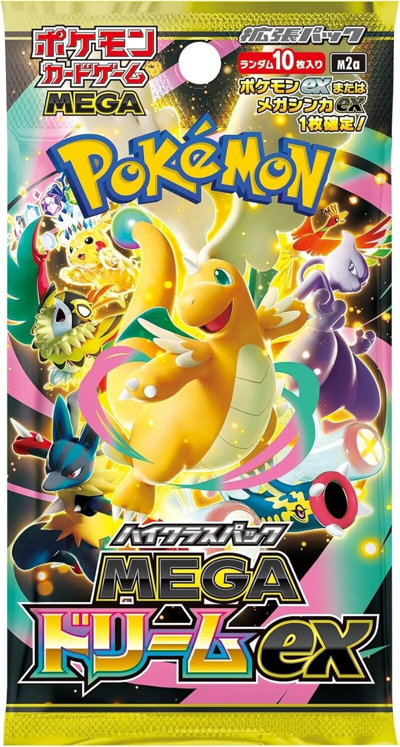 Бустер карточек Pokemon Mega Dream ex M2a на Японском