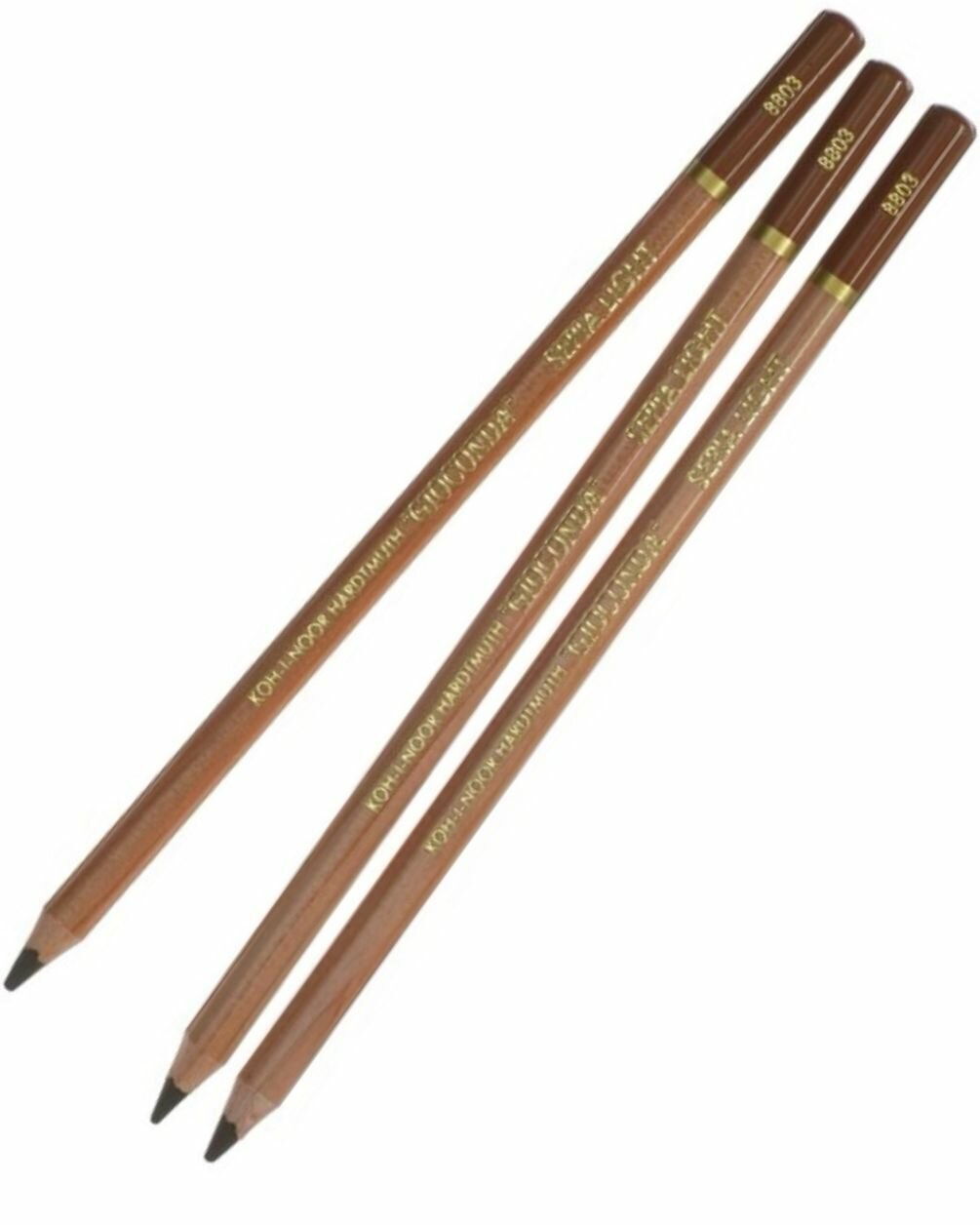 Набор KOH-I-NOOR GIOCONDA SEPIA LIGHT 8803 / Сепия в карандаше светлая - 3 ШТ