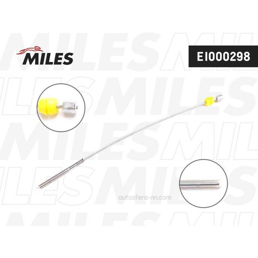 MILES EI000298 Трос стояночного тормоза OPEL CORSA 00