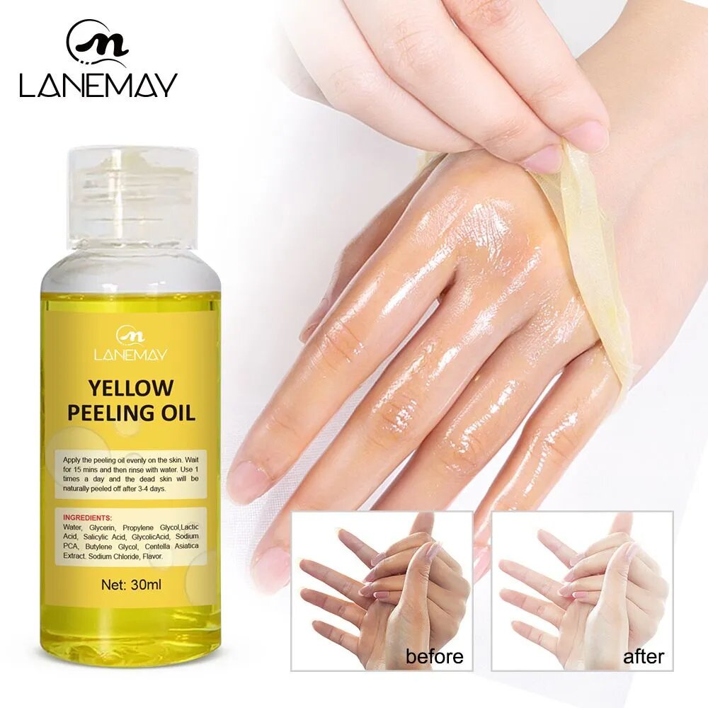 Yellow Peeling Oil Отшелушивающее средство 30 мл, увлажняющее, уменьшающее количество меланина и осветляющее