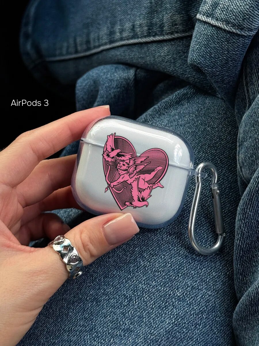 Чехол на AirPods 3 с сердцем
