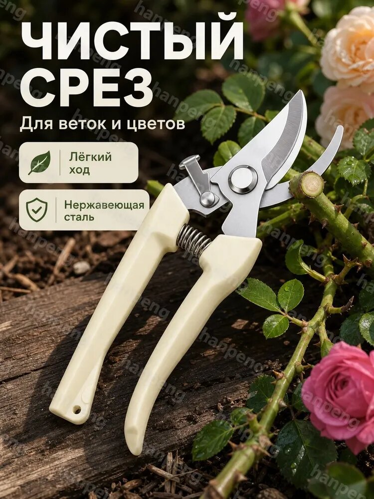 Садовые ножницы, лезвиеНержавеющая сталь
