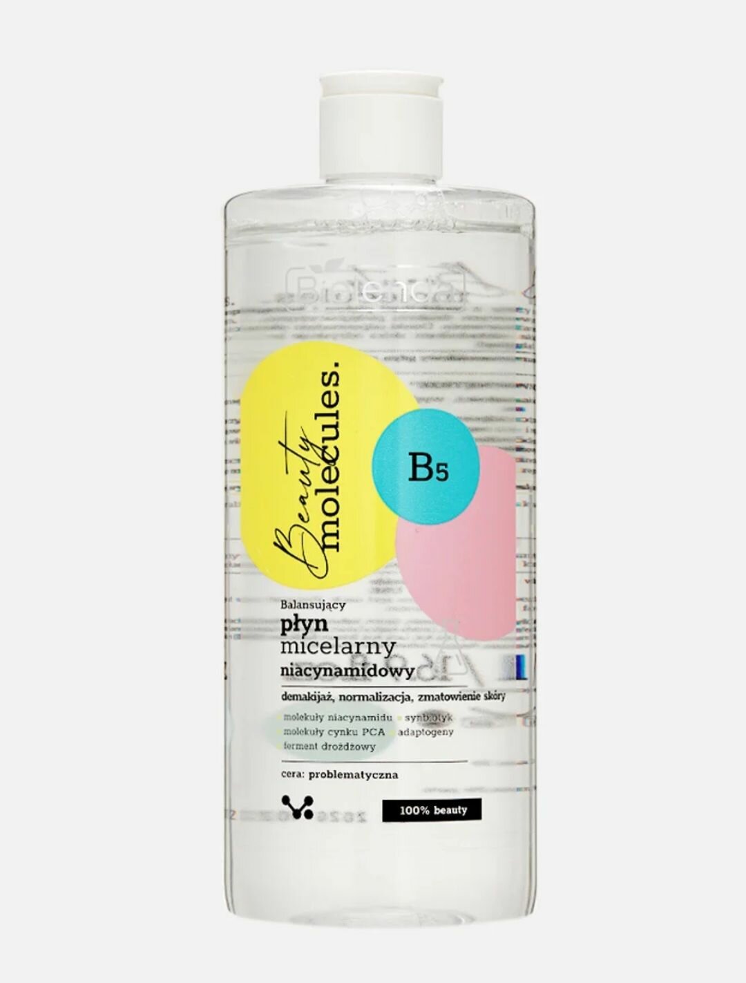 Балансирующая мицеллярная вода для лица BIELENDA beauty molecules balancing
